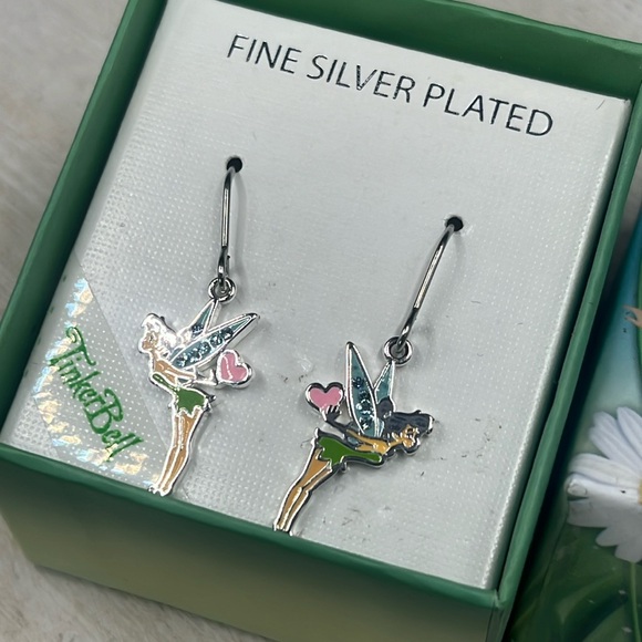 Disney | Jewelry | Disney Tinkerbell Earrings New In Box Tinker Bell ...